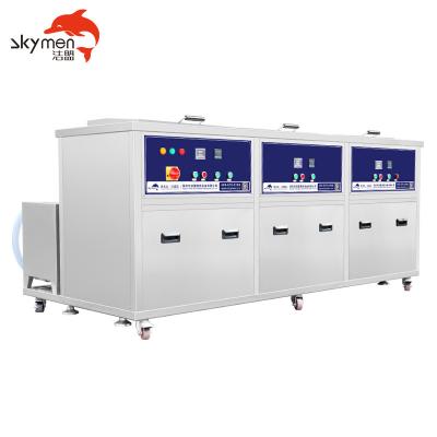 China 99L 1500W Three Tank Ultrasonic Cleaner for Oil Filter Cleaning Industrial for sale