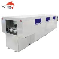 China Full Automatic Ultrasonic Cleaning Line 7200mm with 28KHz Frequency for Ferrite Cores and PCBs for sale