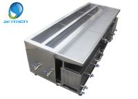 China 2400mm Customized Ultrasonic Blind Cleaner with Rinsing Tank and Drying Tray - 3000W Power 264L Capacity for sale