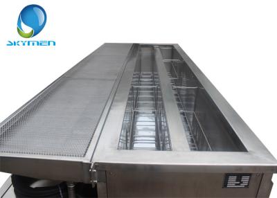China Skymen Ultrasonic Blind Cleaning Machine 264L Capacity with 6KW Power and 2400mm Tank for Professional Use for sale