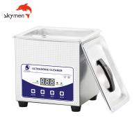 China Skymen JP-009 Benchtop Ultrasonic Cleaning Bath 1.3L 50W 40kHz Digital Timer for sale