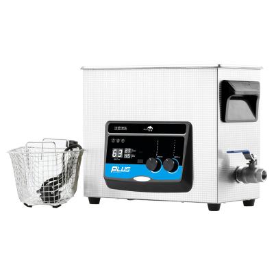 China SUS304 6.5L Industrial Benchtop Ultrasonic Cleaner 300W 40kHz with Heater for sale