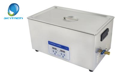 China Industrial Benchtop Ultrasonic Cleaner 22L Stainless Steel 480W for Motor Parts Degrease for sale
