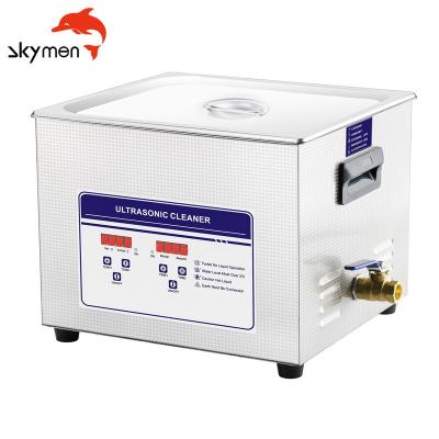 China Skymen 10L Digital Heated Ultrasonic Cleaner 40kHz 240W Stainless Steel Tank Industrial Cleaning Equipment for sale