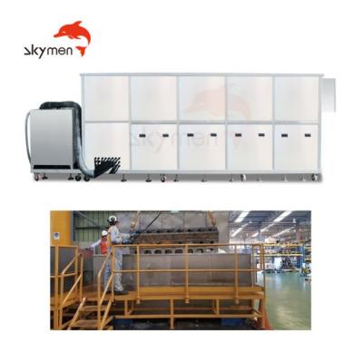 China 34.2KW Ultrasonic Cleaning Equipment with 6000L Capacity for Aerospace Turbine Blades and Marine Components for sale