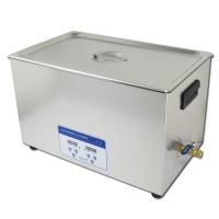 China Stainless Steel Benchtop Ultrasonic Cleaner 30L 40KHz for Diesel Oil Removal for sale