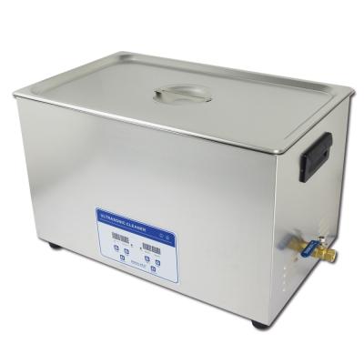 China Stainless Steel Benchtop Ultrasonic Cleaner 30L 40KHz for Diesel Oil Removal for sale