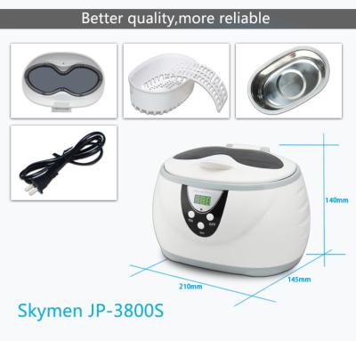 China 600ml Digital Household Ultrasonic Cleaner 50W 42kHz for Jewelry Eyeglasses for sale