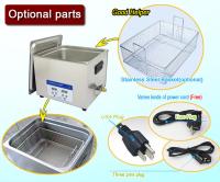 China Full SUS304 Benchtop Digital Ultrasonic Cleaner 10L 240W with Basket for sale