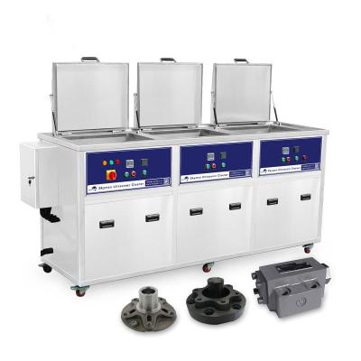 China SUS304 3 Tank Ultrasonic Cleaning Machine 70 Gallon 3000W for Hydraulic Valve Components for sale