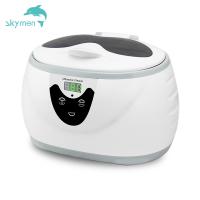 China Skymen 600ml Ultrasonic Jewelry Cleaner 40kHz Digital Timer ABS White for sale