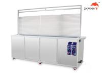 China Industrial Curtain Ultrasonic Cleaner 3m Length 3600W Blind Cleaning Machine 330L for sale