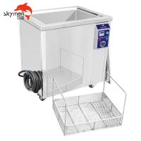 China SUS304 Single Tank Ultrasonic Cleaner 175L 2400W 48 Transducers for Hardware Parts for sale