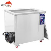 China Aircraft Parts Ultrasonic Cleaning Machine 2400W 175L 48pcs Transducer AC 380V 3 Phase 50Hz for sale