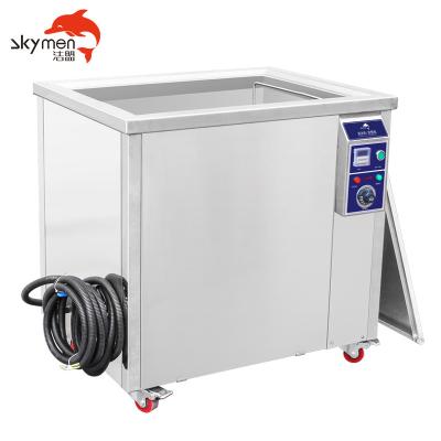 China Aircraft Parts Ultrasonic Cleaning Machine 2400W 175L 48pcs Transducer AC 380V 3 Phase 50Hz for sale