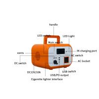 China Camping 110v 220v solar portable power station Orange 600W outdoor power station for sale