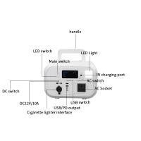 China 600W White Outdoor power supply Laptop power station 15W wireless charging for sale