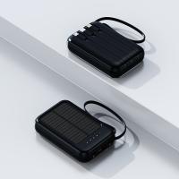China 20000mAh power bank solar charging Type-C uninterruptible charging for sale