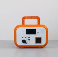 China Camping 110v 220v solar portable power station Orange 600W outdoor power station for sale