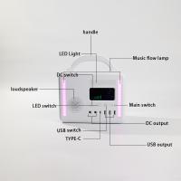 China White camping power station outdoor power supply with built-in Bluetooth speaker for sale