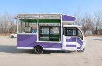 China Lightweight Wasp 3 Wheeled Electric Food Truck 500kg CE ISO Certified Mobile Cafe for sale