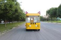 China Stainless Steel Special Food Truck 2200W Electric Mobile Kitchen with LED Lighting for sale