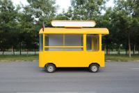 China Stainless Steel Special Food Truck 2200W Electric Mobile Kitchen with LED Lighting for sale