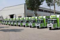 China Customizable 220V Mobile Food Truck Stainless Steel 4 Wheel Dining Car for sale