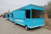 China Customizable Stainless Steel Food Truck 220V Electric Mobile Catering Vehicle for Corporate Events for sale