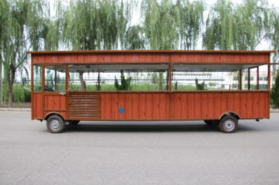 China Giant Electric Food Cart 220V 4 Wheels LED Lighting Steel Mobile Snack Truck for sale