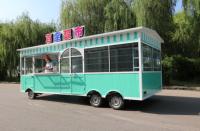 China Giant Electric Food Cart with Refrigerated Storage 220V 3 Shelves LED Lighting for sale