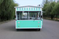 China 3 Shelves Huge Electrical Meal Wagon with Versatile LED Lighting for sale