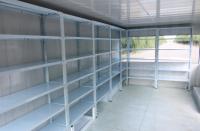 China Giant Electric Food Cart with Refrigerated Storage 220V 3 Shelves LED Lighting for sale