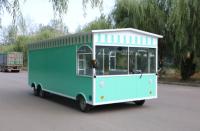China 3 Shelves Huge Electrical Meal Wagon with Versatile LED Lighting for sale