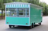 China 3 Shelves Huge Electrical Meal Wagon with Versatile LED Lighting for sale