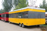 China Large Capacity Electric Food Cart 10 People 3 Shelves LED Lighting Refrigerated White for sale