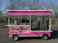 China 220V Electric Pinnacle Bus Dining Car Hot-Dip Galvanized Food Cart -5°C to 40°C for sale