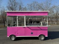 China 220V Electric Pinnacle Bus Dining Car Hot-Dip Galvanized Food Cart -5°C to 40°C for sale