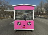 China 220V Electric Pinnacle Bus Dining Car Hot-Dip Galvanized Food Cart -5°C to 40°C for sale