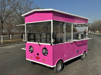 China 220V Electric Pinnacle Bus Dining Car Hot-Dip Galvanized Food Cart -5°C to 40°C for sale