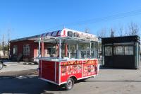 China Electric Lightweight Wasp 3-Wheeled Food Truck 30km Range CE Certified for sale