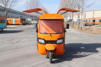China Mobile Electric Adjustable Handlebar Dragonfly Tricycle Food Cart 330cm Galvanized for sale
