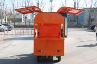 China Mobile Electric Adjustable Handlebar Dragonfly Tricycle Food Cart 330cm Galvanized for sale