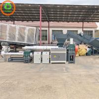 China 2600*700*700 mm PP PE Film Recycling Plastic Pelletizing Machine Triple Screw Design for sale
