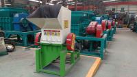 China 22kW Power PE Plastic Film Screw Conveyor Bumper Crusher Machine for 800kg/h Capacity for sale