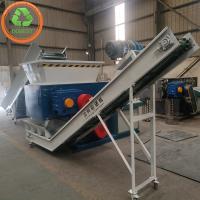 China High Capacity 4000kg/h Single Shaft Shredder for Woven Bag Briquettes Plastic Fabric for sale
