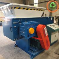 China 25kW Power Single Shaft 600 Model Textile Fabric Woven Bag Can Briquettes Shredder Machine for sale