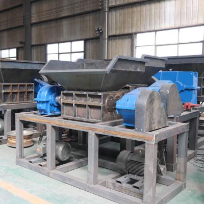China Waste Plastic Wood High Torque Double Shaft Double Power Shredder at CE Certification for sale