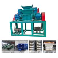 China Waste Plastic Bottle Paper Medical Waste Double Shaft Shredder Machine with 1T Weight for sale