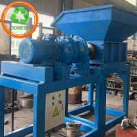 China Double Shaft Compact Structure Welding for Crushing Clothes Scrap PVC HDPE PP PET for sale